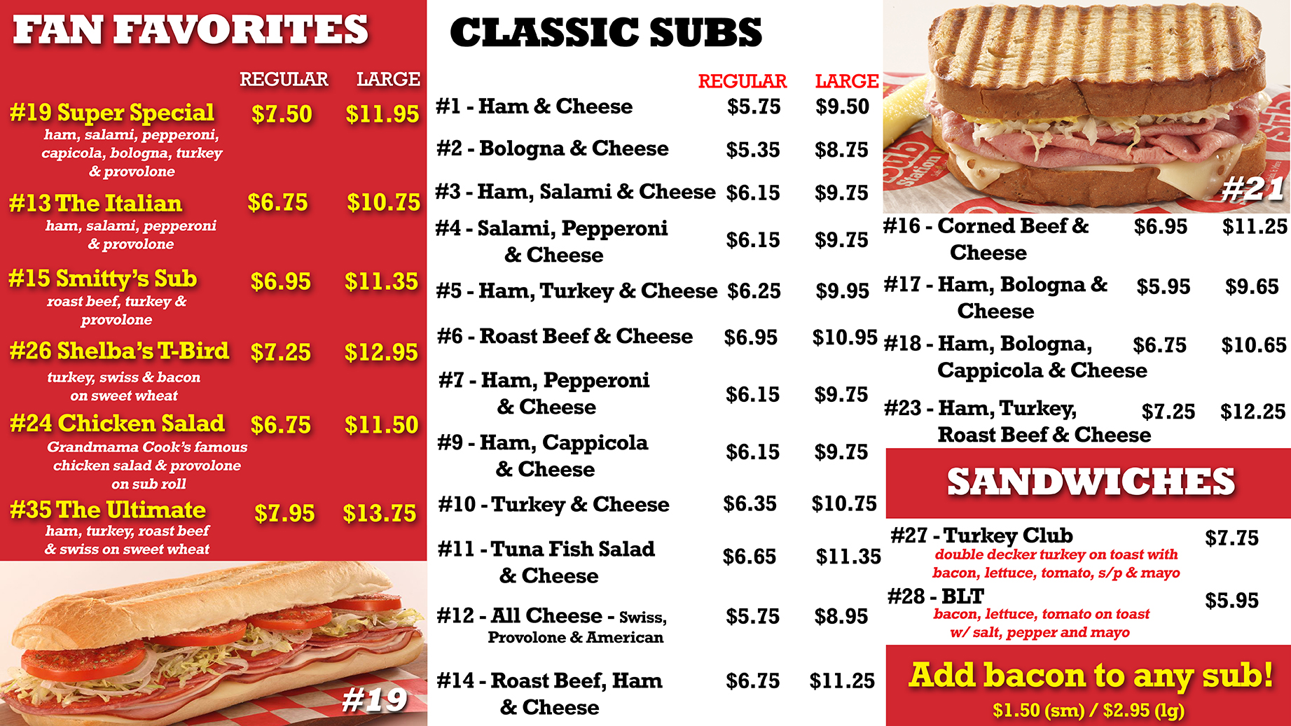 Menu - Sub Station II