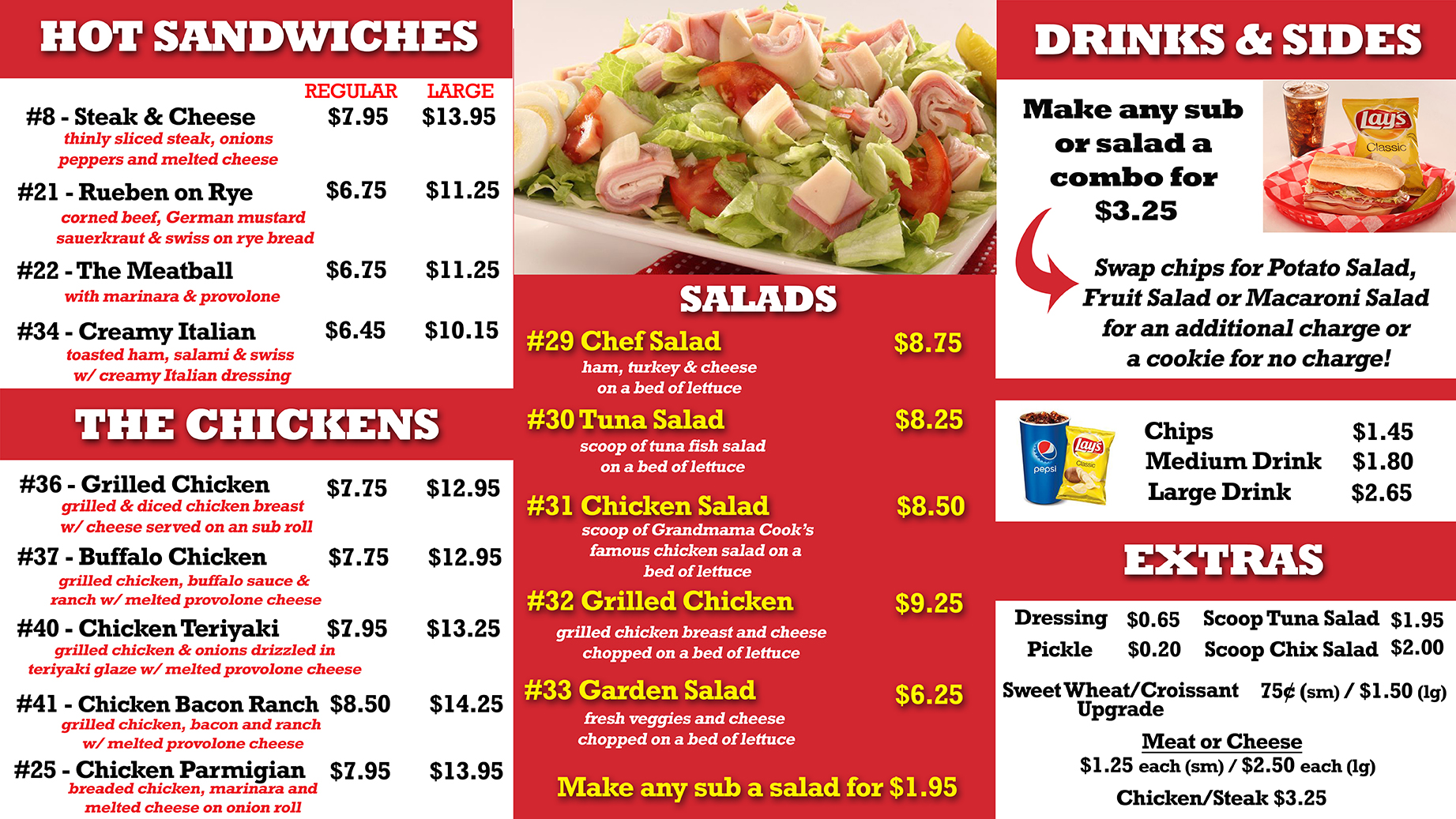 Menu - Sub Station II